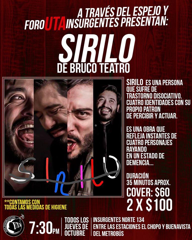 Boletópolis - SIRILO. Espectáculo unipersonal de Adam Castillo.