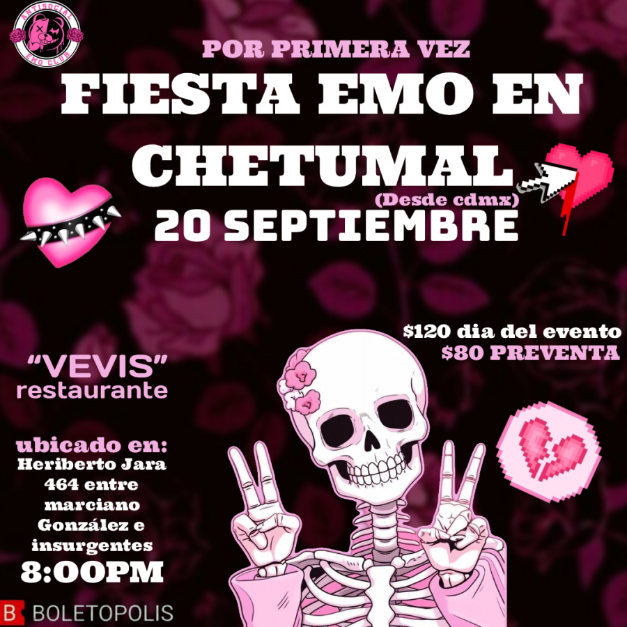 Boletópolis - Fiesta emo en Chetumal
